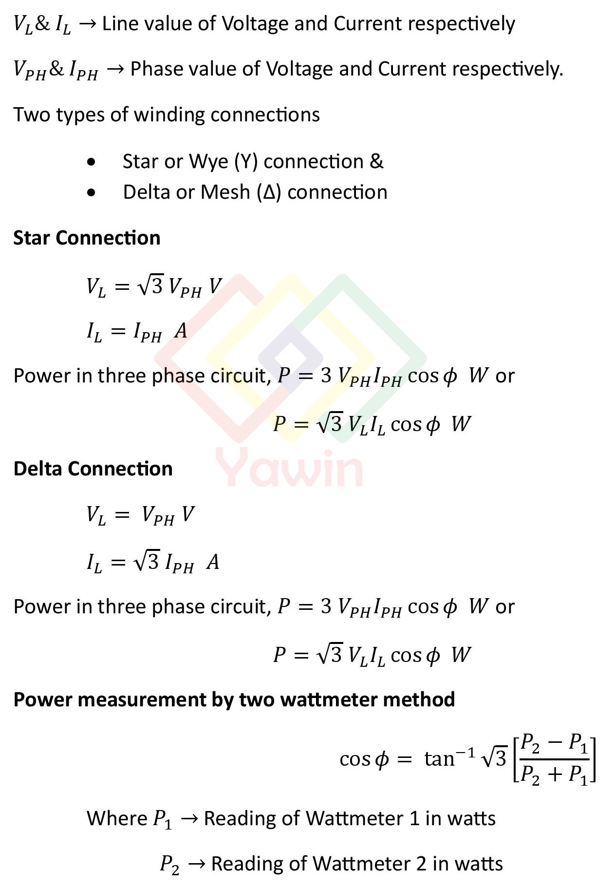 Three Phase Ac Circuits Yawin